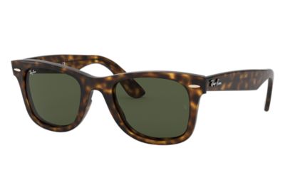 Ray Ban Wayfarer Ease Rb4340 Tortoise Injected Green Lenses