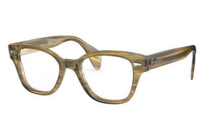 Ray-Ban prescription glasses 880 RB0880 Striped Yellow - Acetate ...